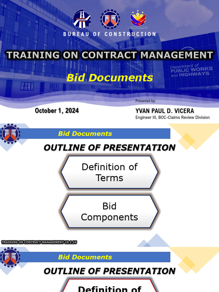 Bid Documents Overview and Components | PDF | Specification (Technical Standard)