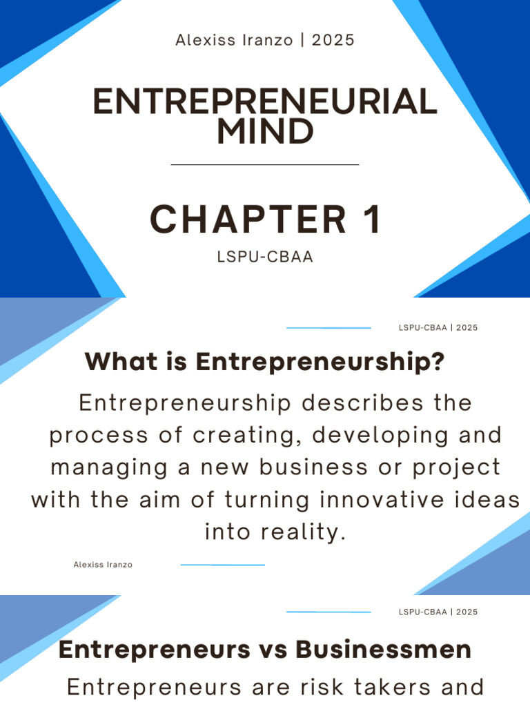 Understanding Entrepreneurship Basics | PDF | Entrepreneurship ...