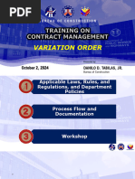 Guidelines for Managing Variation Orders | PDF | Justice | Crime & Violence