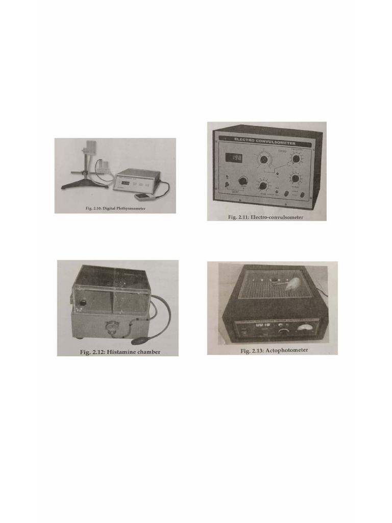 Pharmacology Instruments | PDF