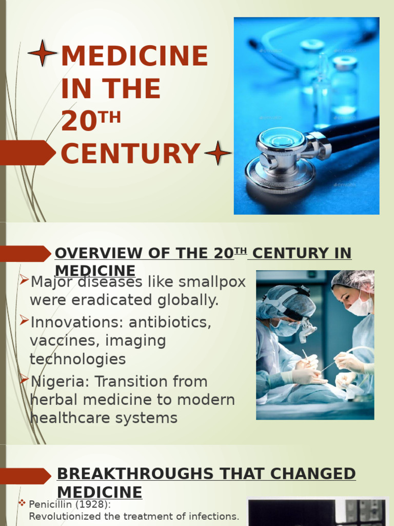 20th Century Medical Advancements | PDF
