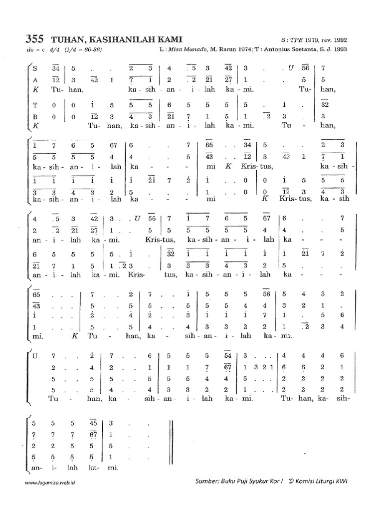 Tuhan, Kasihanilah Kami | PDF