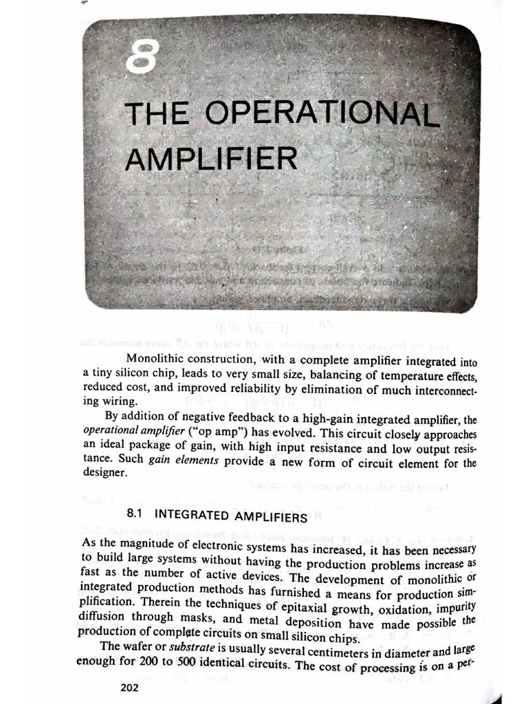 Operational Amplifier (J.D. Ryder) | PDF