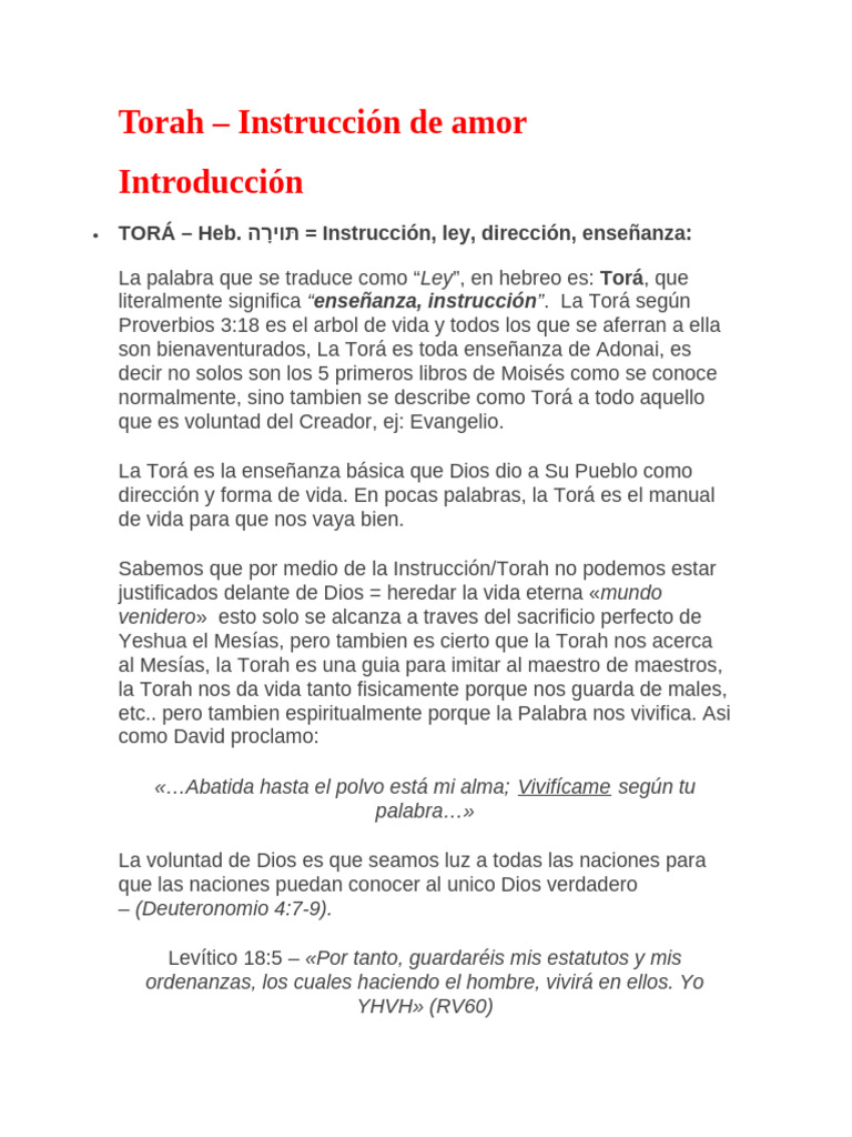 Torah | PDF | Tora | Jesús