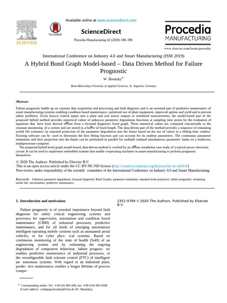 A Hybrid Bond Graph Model Based - Data Driven Method Fo - 2020 - Procedia Manufa | PDF ...