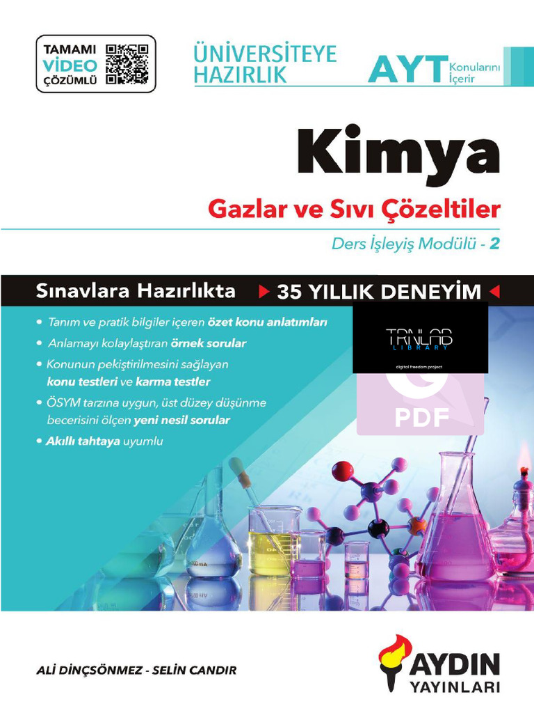2023 Ayt Aydın Kimya Dim 2 Trnlab - 250207 - 184617 | PDF