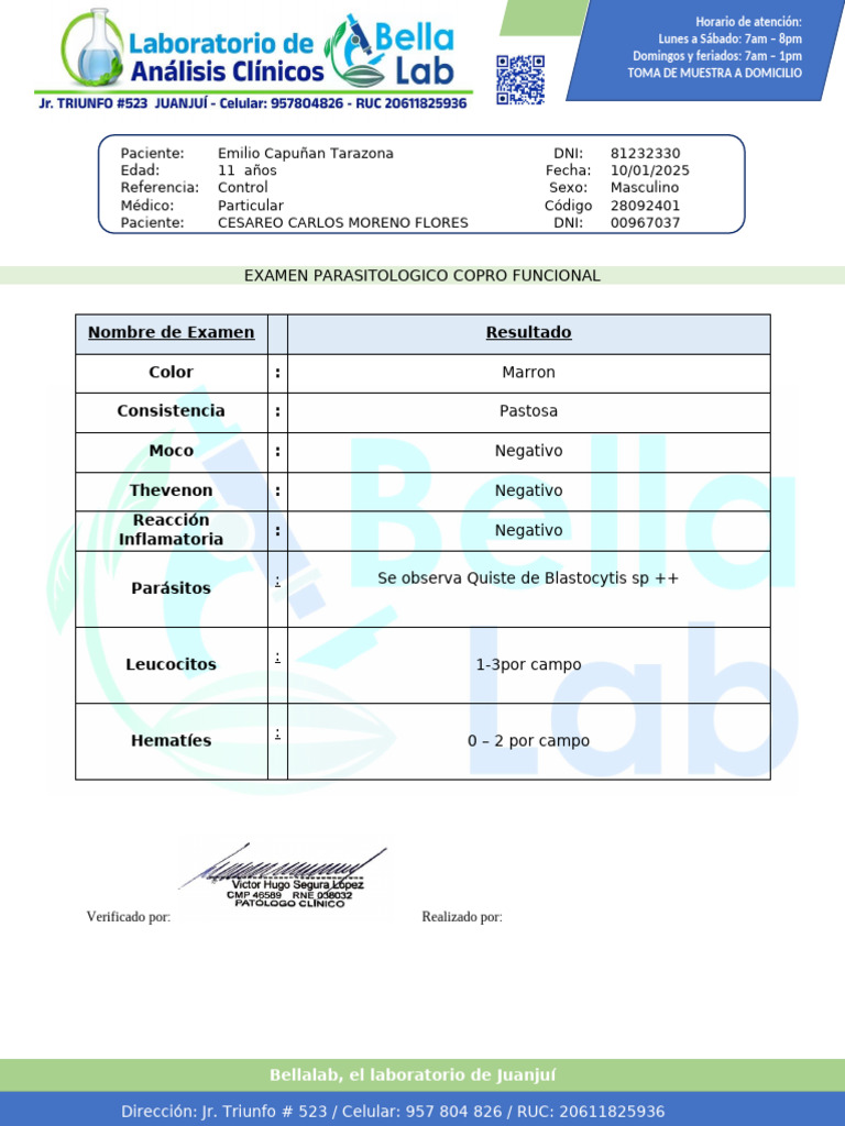 Examen de Heces | PDF | Microbiología | Especialidades Medicas
