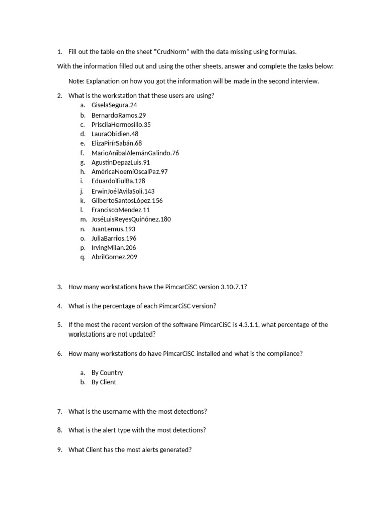 2nd Phase Interviews | PDF