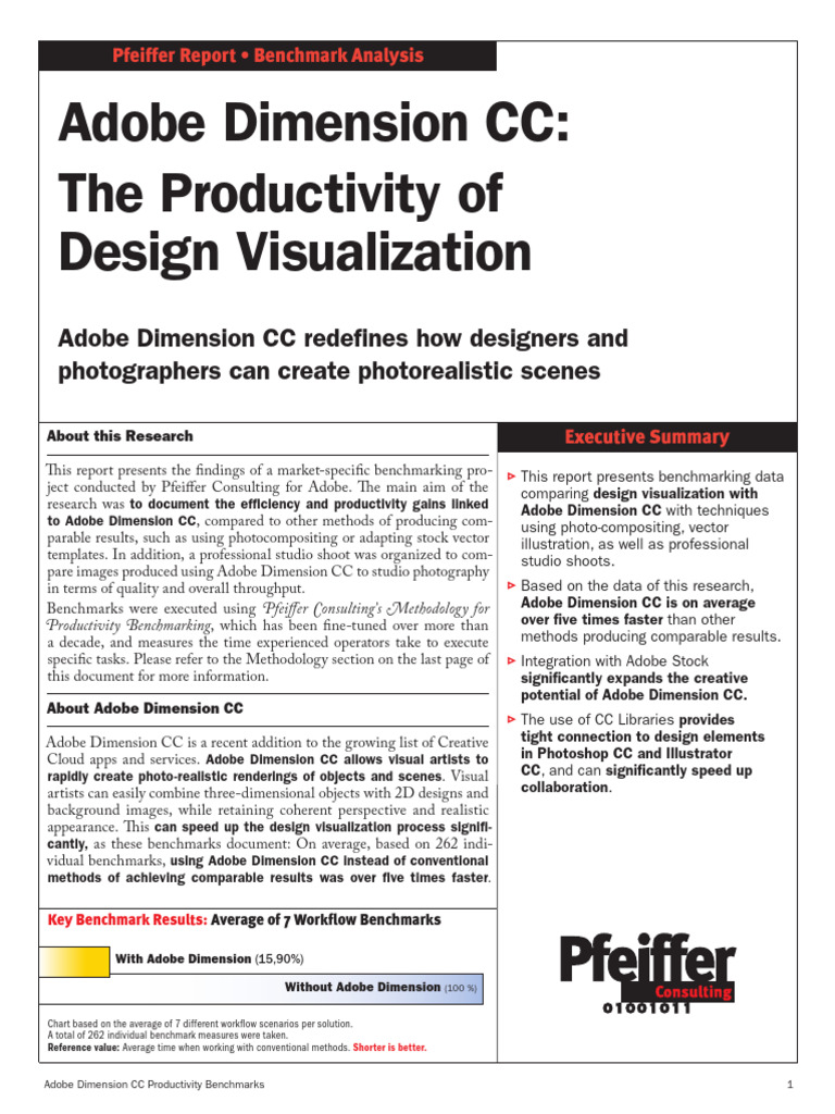 Adobe Dimension Report | PDF | 3 D Computer Graphics | Adobe Photoshop