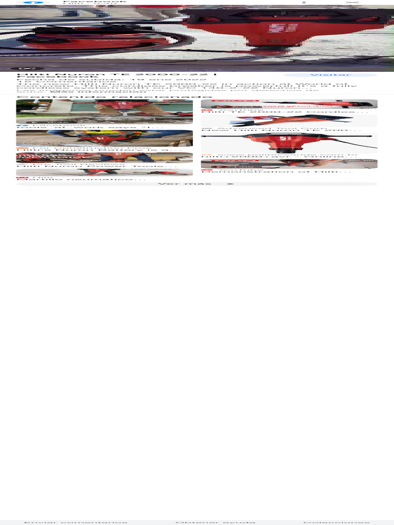 Hilti Nuron TE 2000-22: Rompedor Inalámbrico | PDF