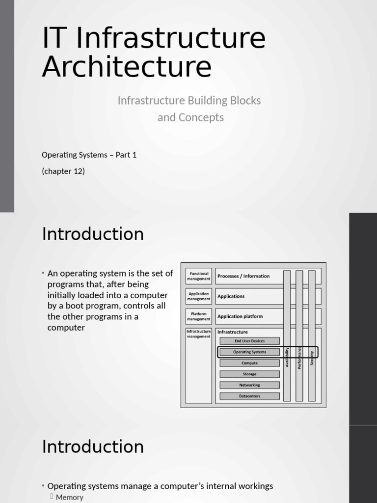 12. Operating Systems - Part 1 | PDF | Operating System | File System
