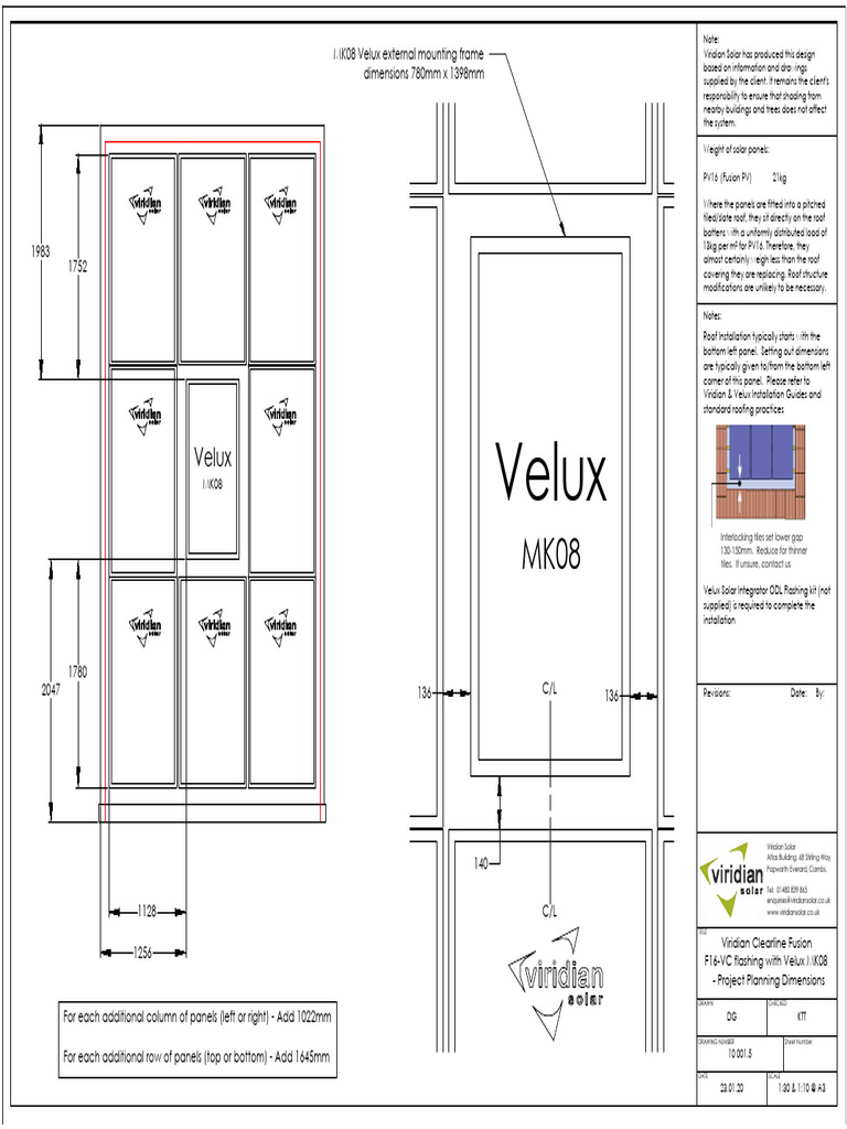 Velux MK08 Solar Panel Installation Guide | PDF | Roof | Solar Energy