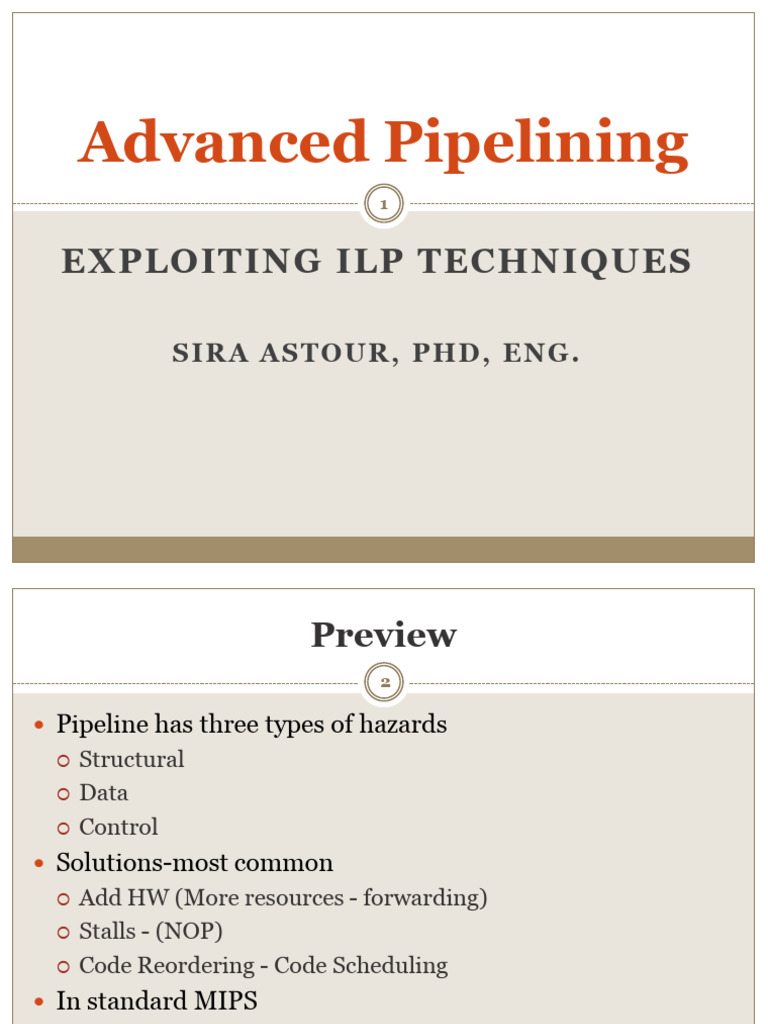 4-Advanced pipelining_241114_060906 | PDF | Computer Architecture | Computer Engineering