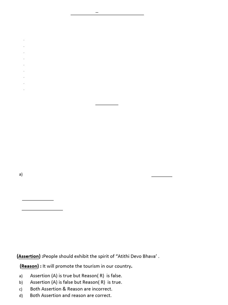 Sample Paper Class 4 Term 2 | PDF | Earth Sciences