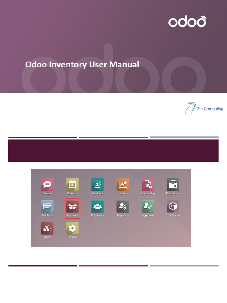 Odoo Inventory Transfer and Receipt Guide | PDF