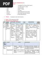 Sesión de Aprendizaje Cuidado de Los Animales | PDF | Aprendizaje | Mascota