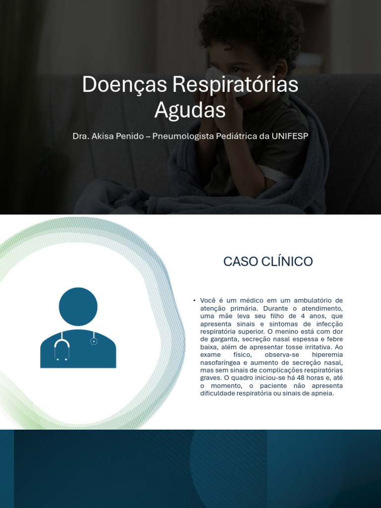Doenças Respiratórias Agudas em Crianças | PDF | Resfriado | Doenças e ...