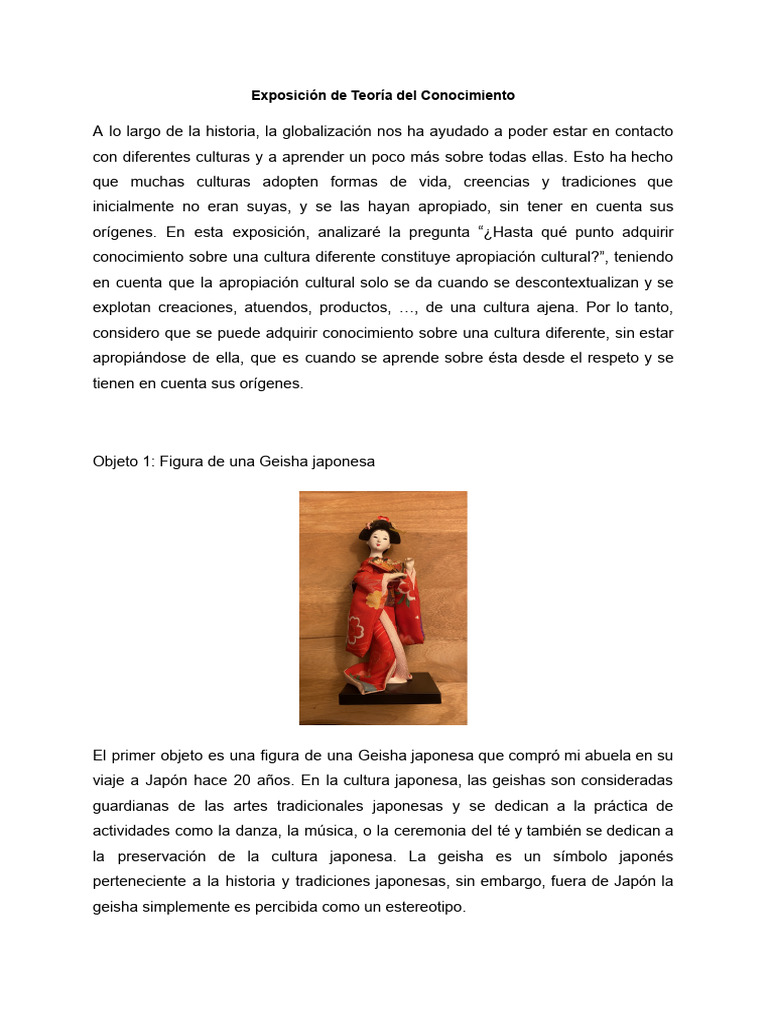 Exposición TDC | PDF | Japón | Conocimiento