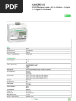 iEM3255 Energy Meter Datasheet | PDF | Electricity | Manufactured Goods