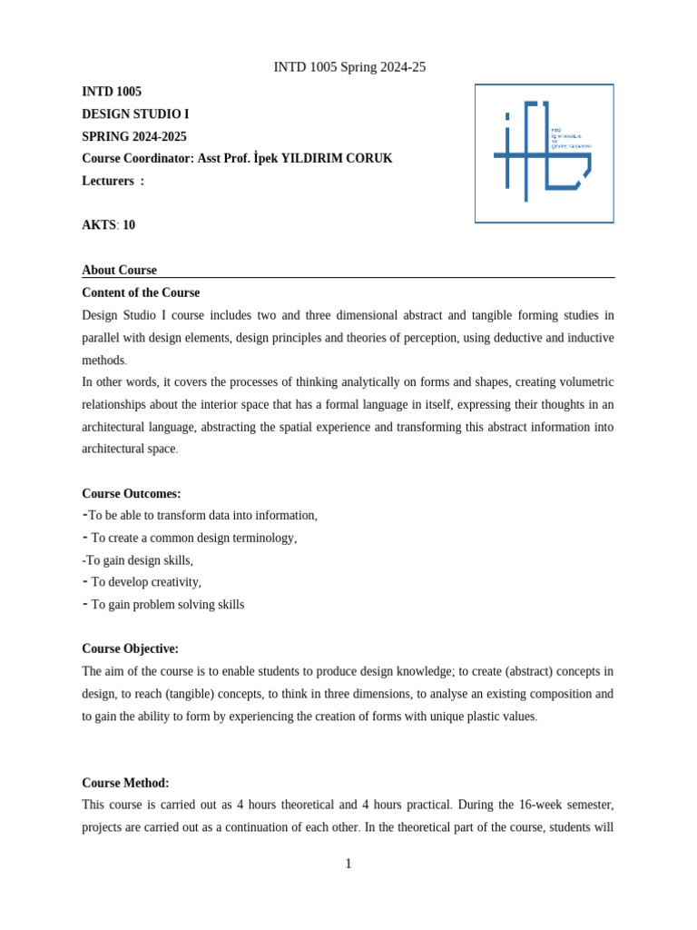 Intd 1005-Design Studio i | PDF | Information | Concept Intd 1005-Design Studio i | PDF | Information | Concept