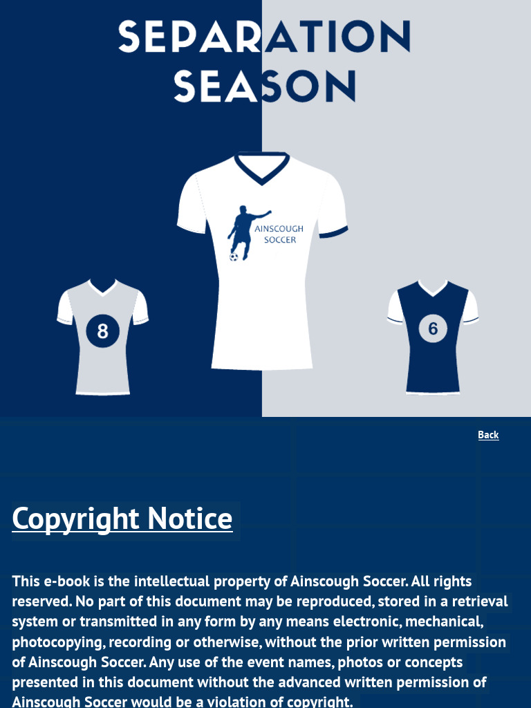 Separation Season Center Mids 3 Day Per Week Program | PDF | Forward ...