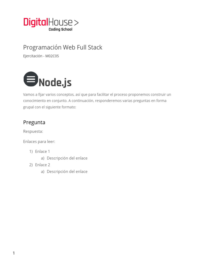 M02C01-Introduccion A NodeJS - Investigacion - G1 1 | PDF