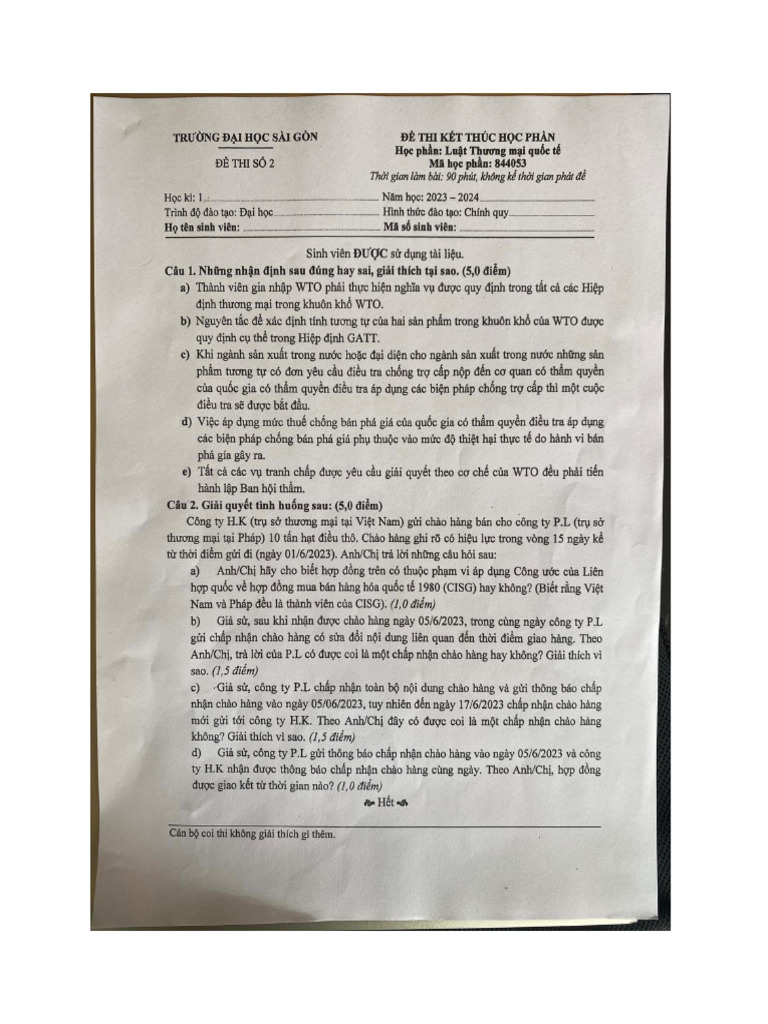 IN 3 BẢN GIẢI ĐỀ THI CUỐI HỌC KÌ LTMQT | PDF