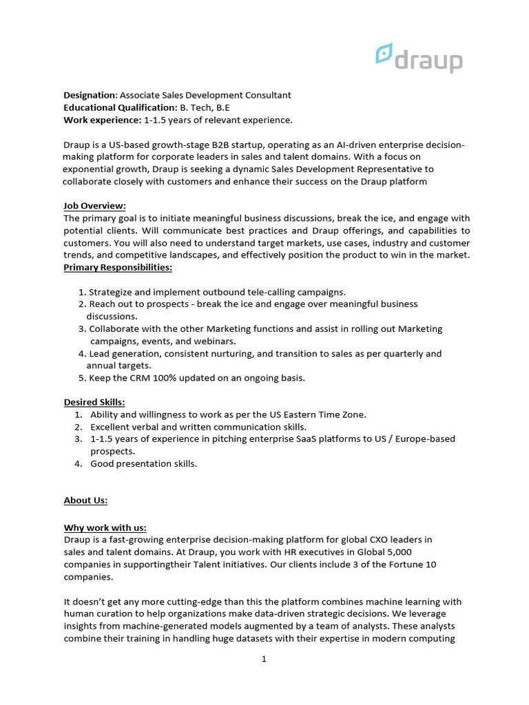 c3658c53-17f7-4f56-890b-71b5f12957c0 (1) | PDF | Sales | Startup Company