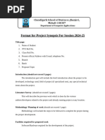 Mini Project Synopsis Format | PDF | Design | Written Communication