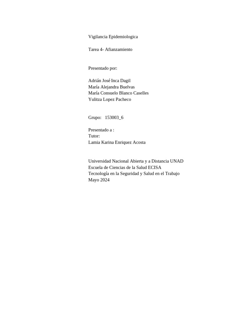 Anexo 3 - Plan de Trabajo VE (5) GRUPAL 2024 | PDF | Nutrición | Dieta y nutrición