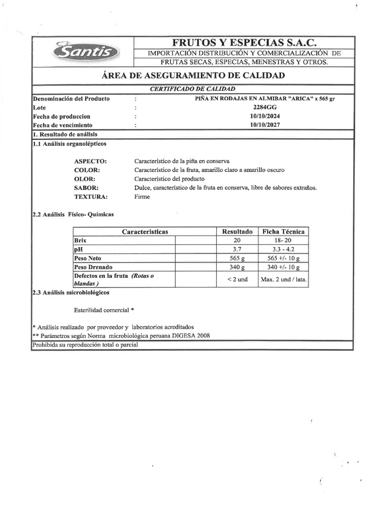 Piña RN Rodajas FV 10.10.27 | PDF