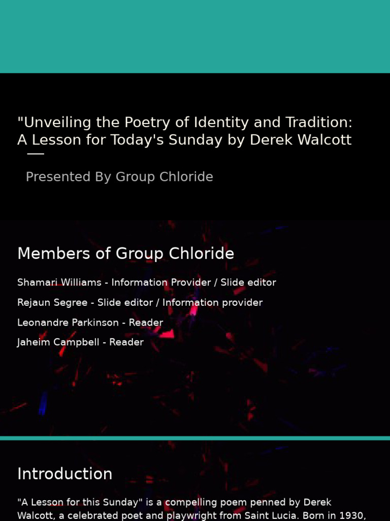 Unveiling The Poetry of Identity and Tradition - A Lesson For Today's ...
