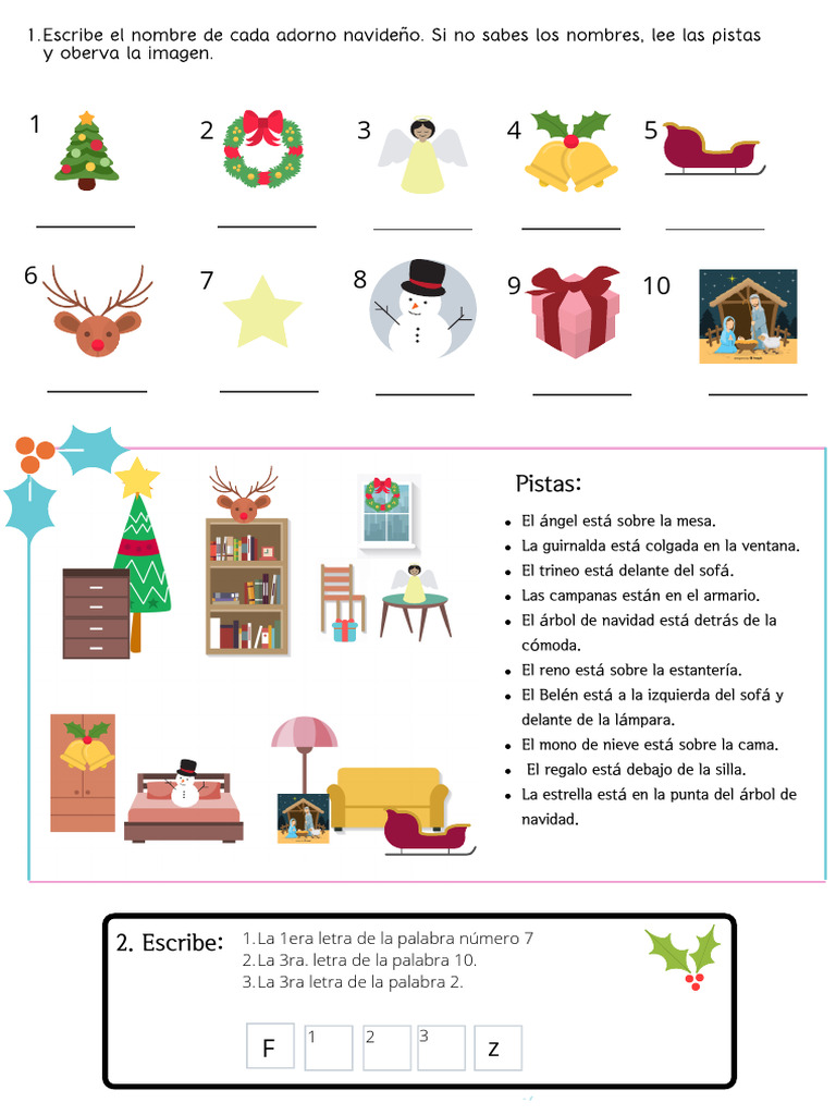 Actividades de Lengua y Descripción | PDF
