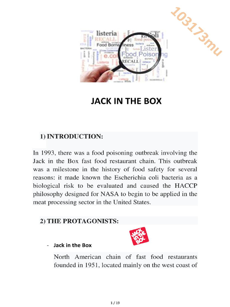 Jack in The Box Case | PDF