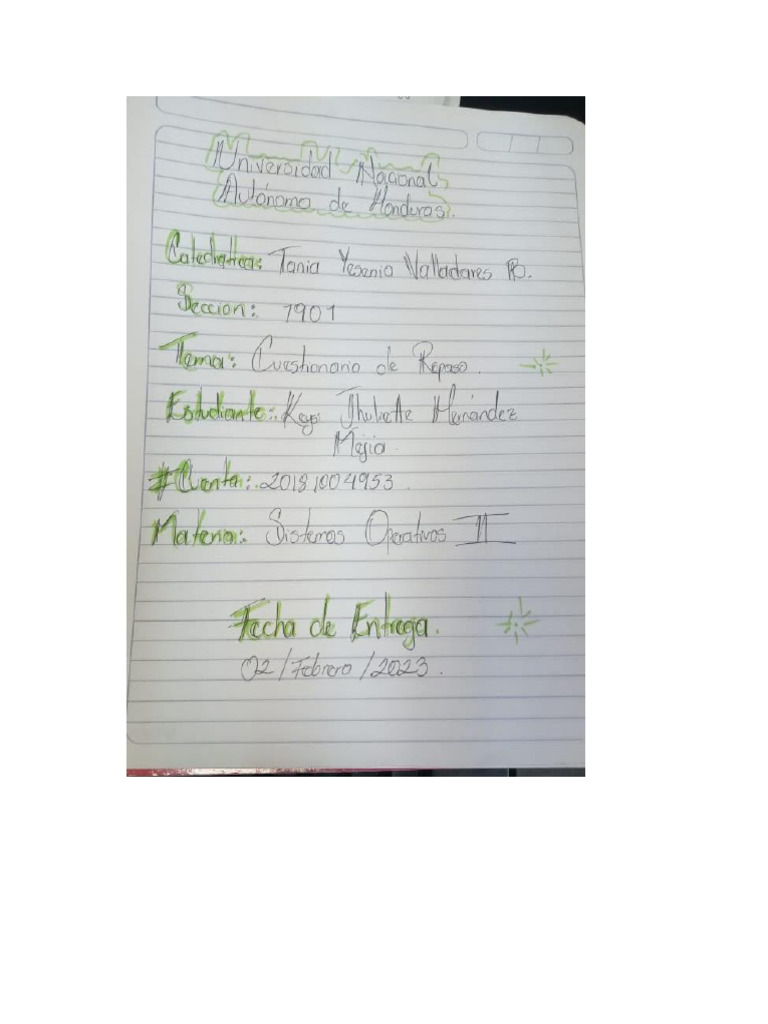 Tarea #1 Cuestionario - Keysi H. | PDF