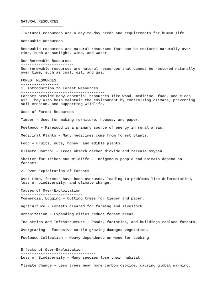 evs Natural Resources | PDF | Energy Development | Agriculture