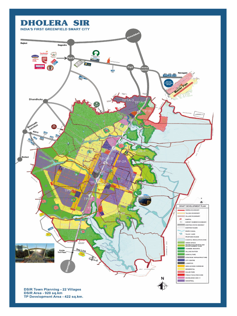 Dholera Smart City Master Plan Map | PDF