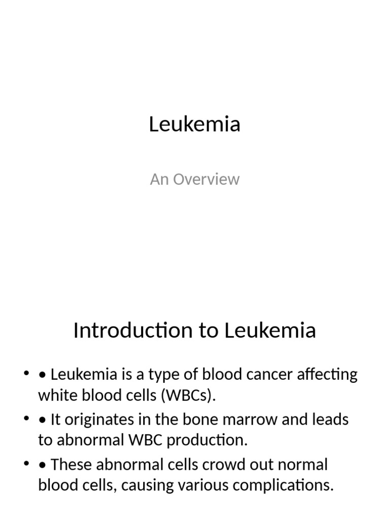 Treatable Aspects of Leukemia | PDF | Leukemia | Cancer