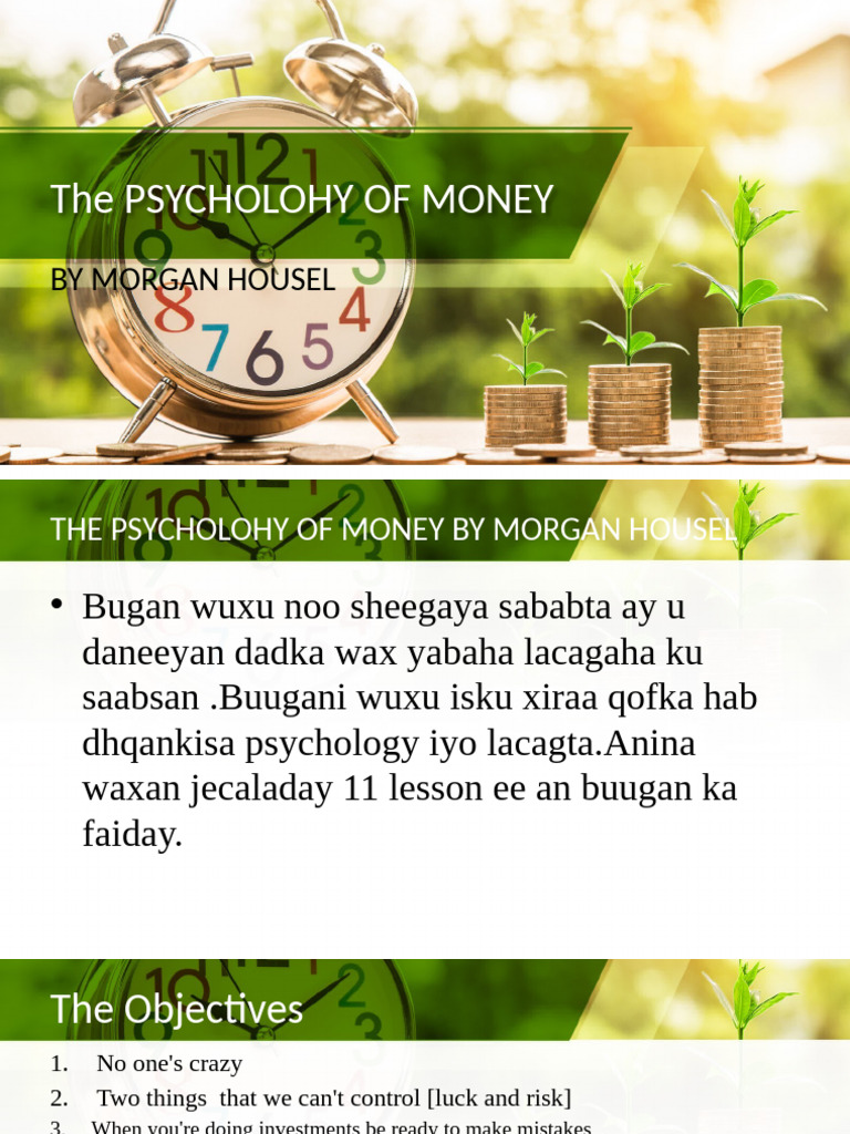 The Psycholohy of Money | PDF