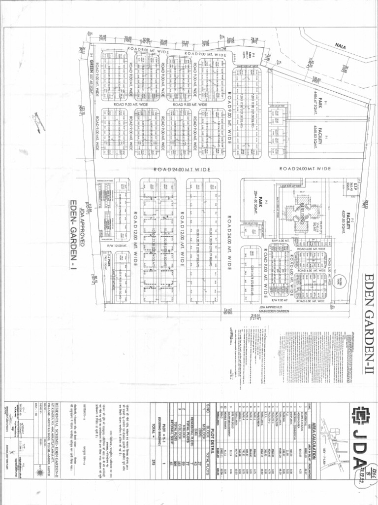 Eden Garden-II Approved Map | PDF