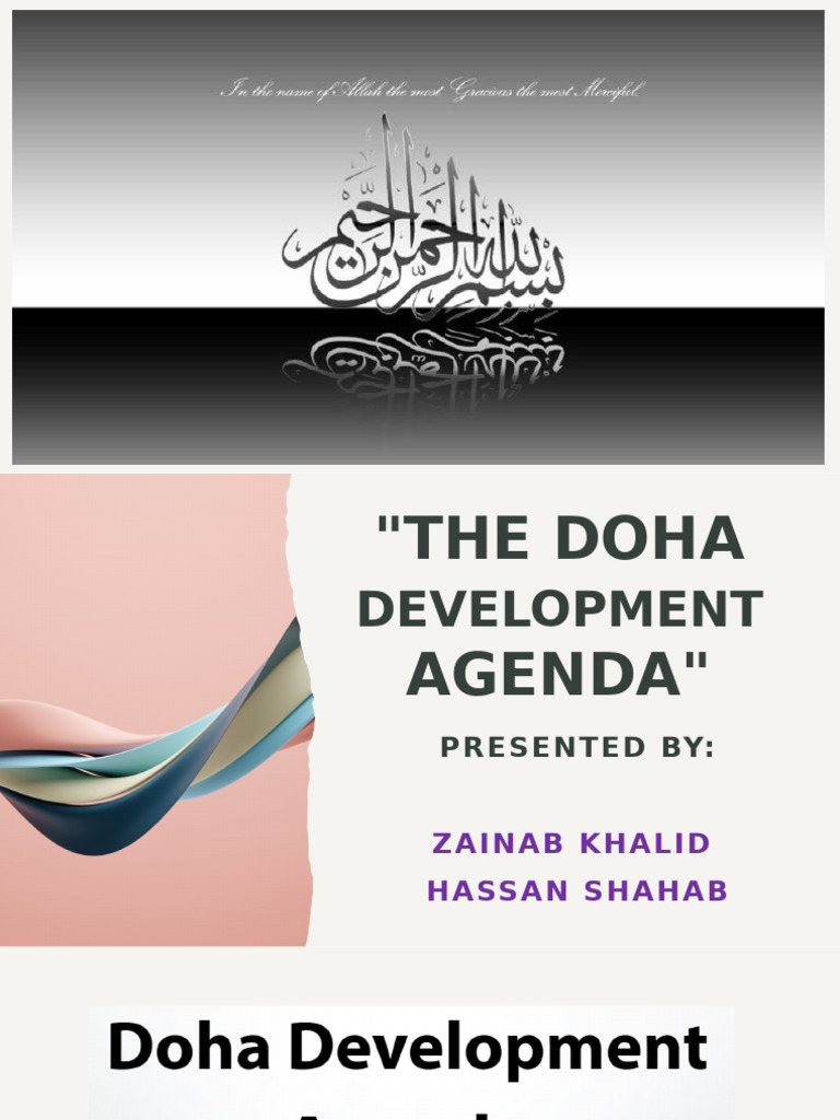 Doha Development Agenda | PDF | Doha Development Round | World Trade ...