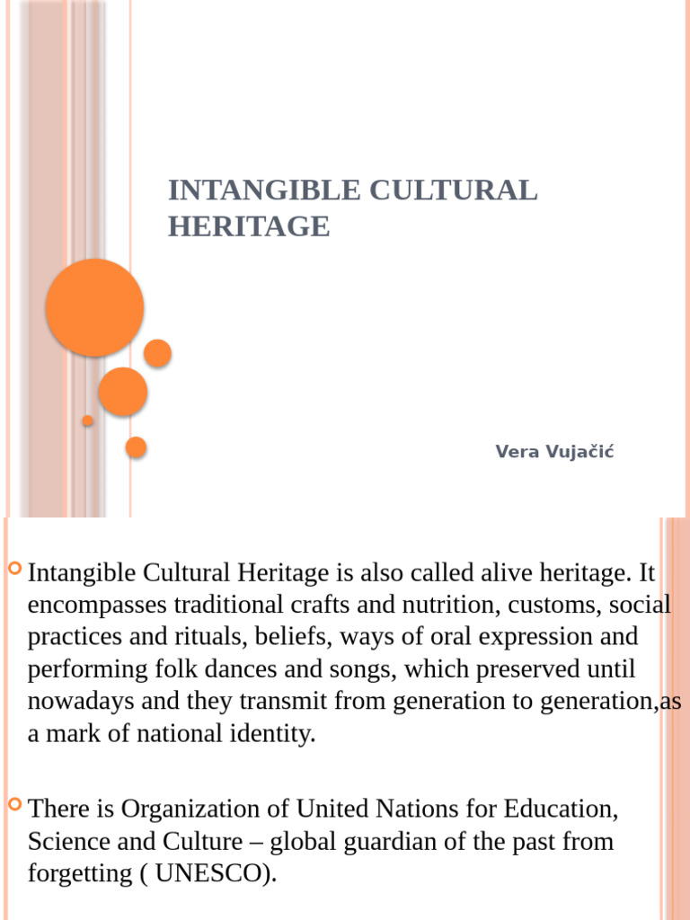 Intangible Cultural Heritage | PDF | Bosnia And Herzegovina | Balkans