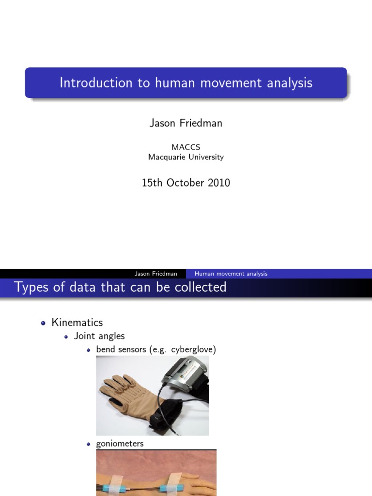 Introduction to Human Movement Analysis Part 1 | Interpolation | Low ...