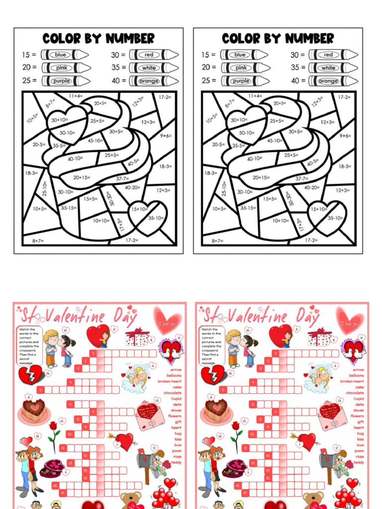 Actividades San Valentin | PDF