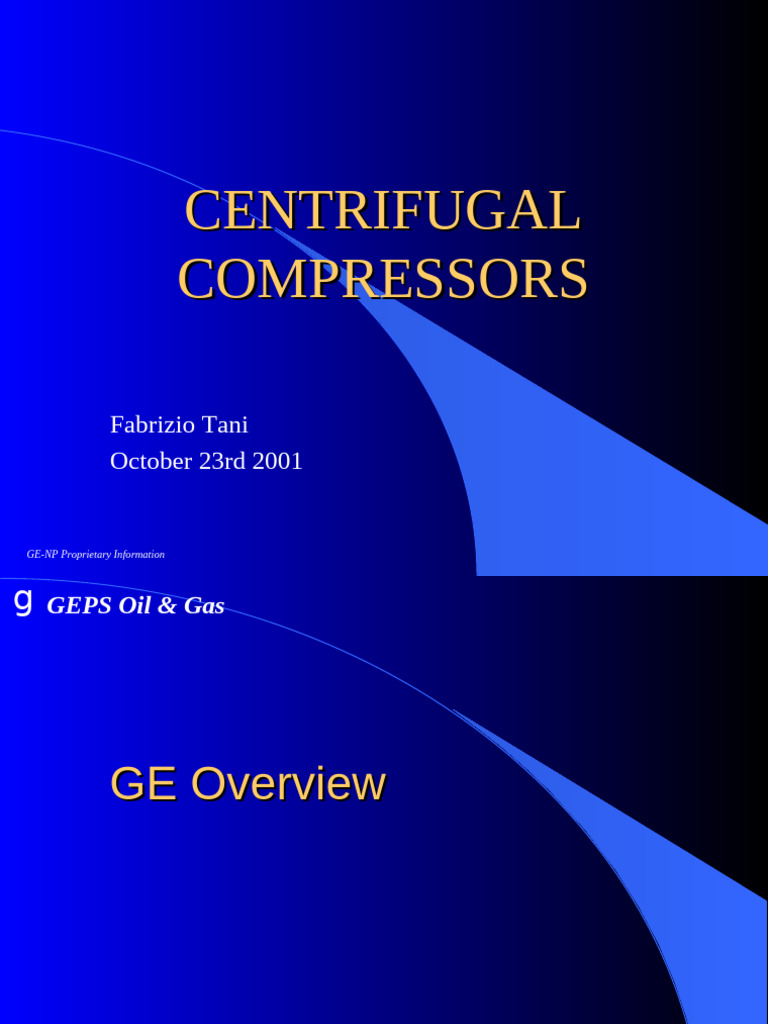 Centrifugal Compressors | PDF | Fluid Dynamics | Gases