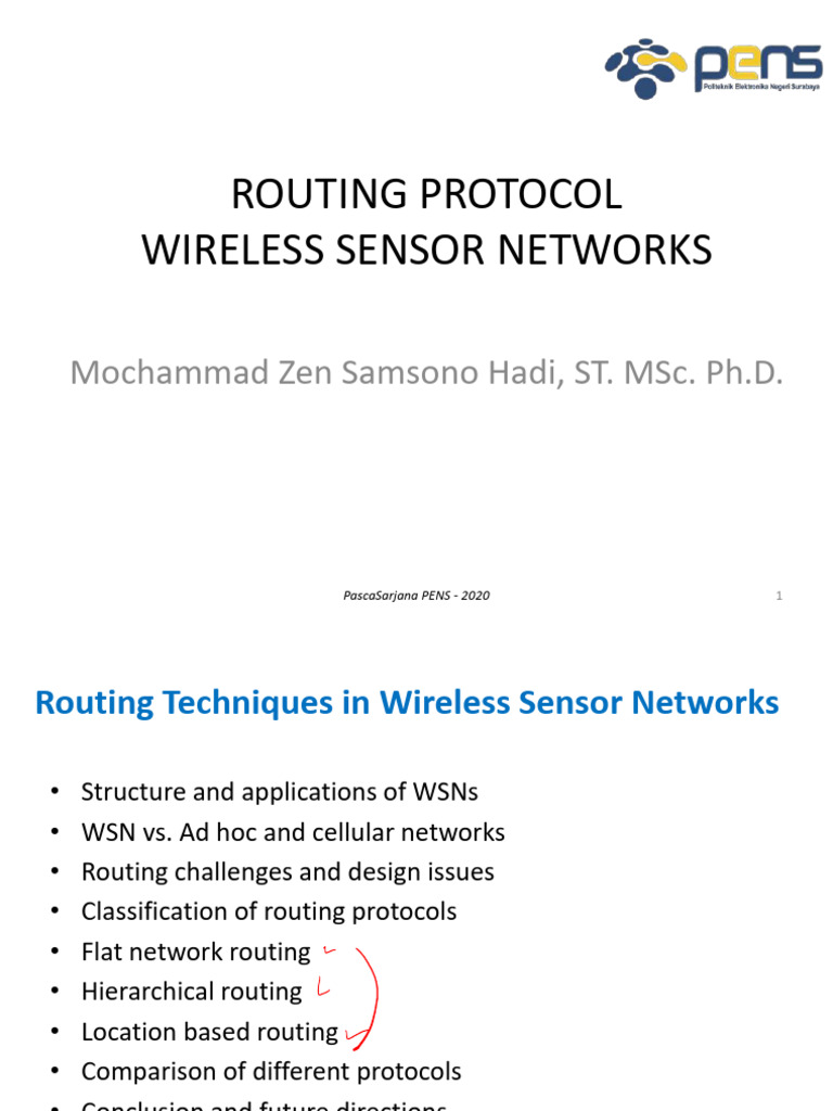 2 Materi MNP Routing Protocol (FINAL) Rev1 | PDF | Wireless Sensor Network | Routing