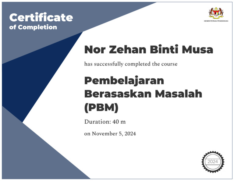 Pembelajaran Berasaskan Masalah (PBM) | PDF