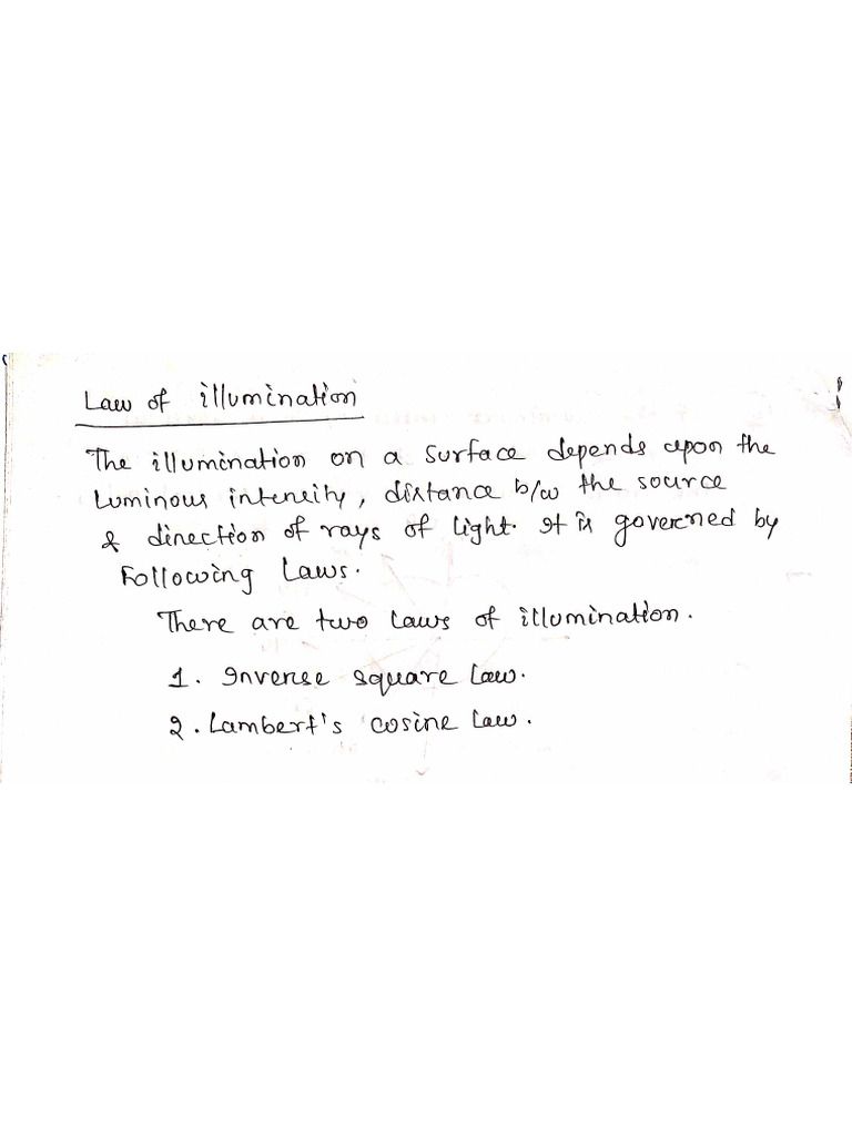 Illumination CH4 Part 2 | PDF