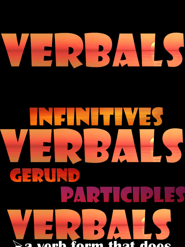 Verbals | PDF