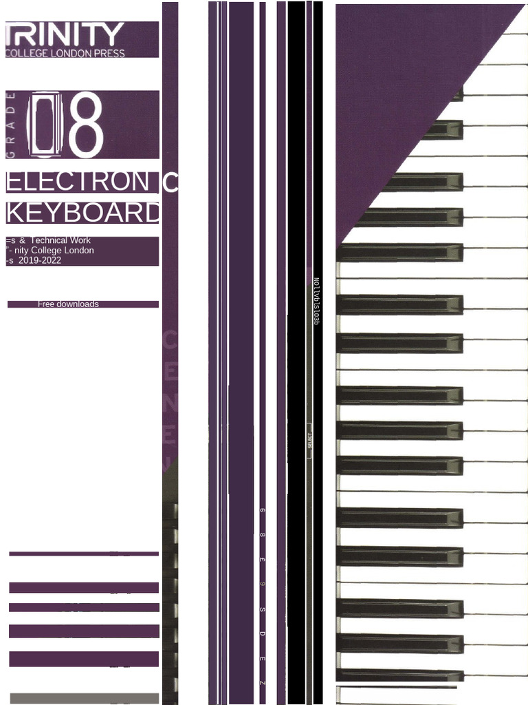 Trinity Grade 8 Keyboard | PDF | Scale (Music) | String Instruments